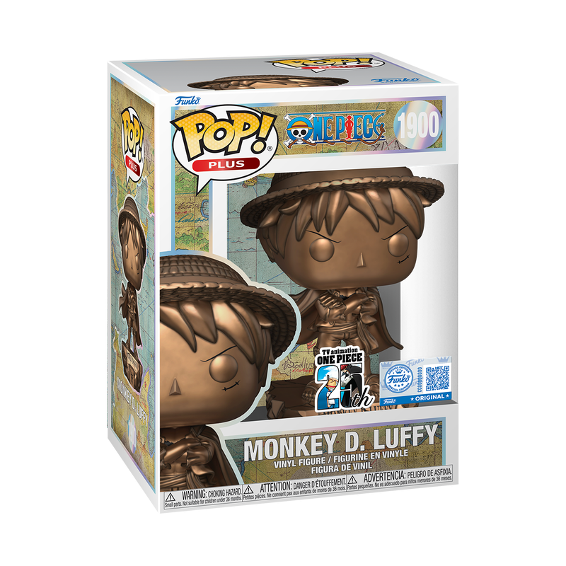 POP ANIMATION ONE PIECE - PLUS MONKEY D. LUFFY STATUE (BRONZE) – Funtoon